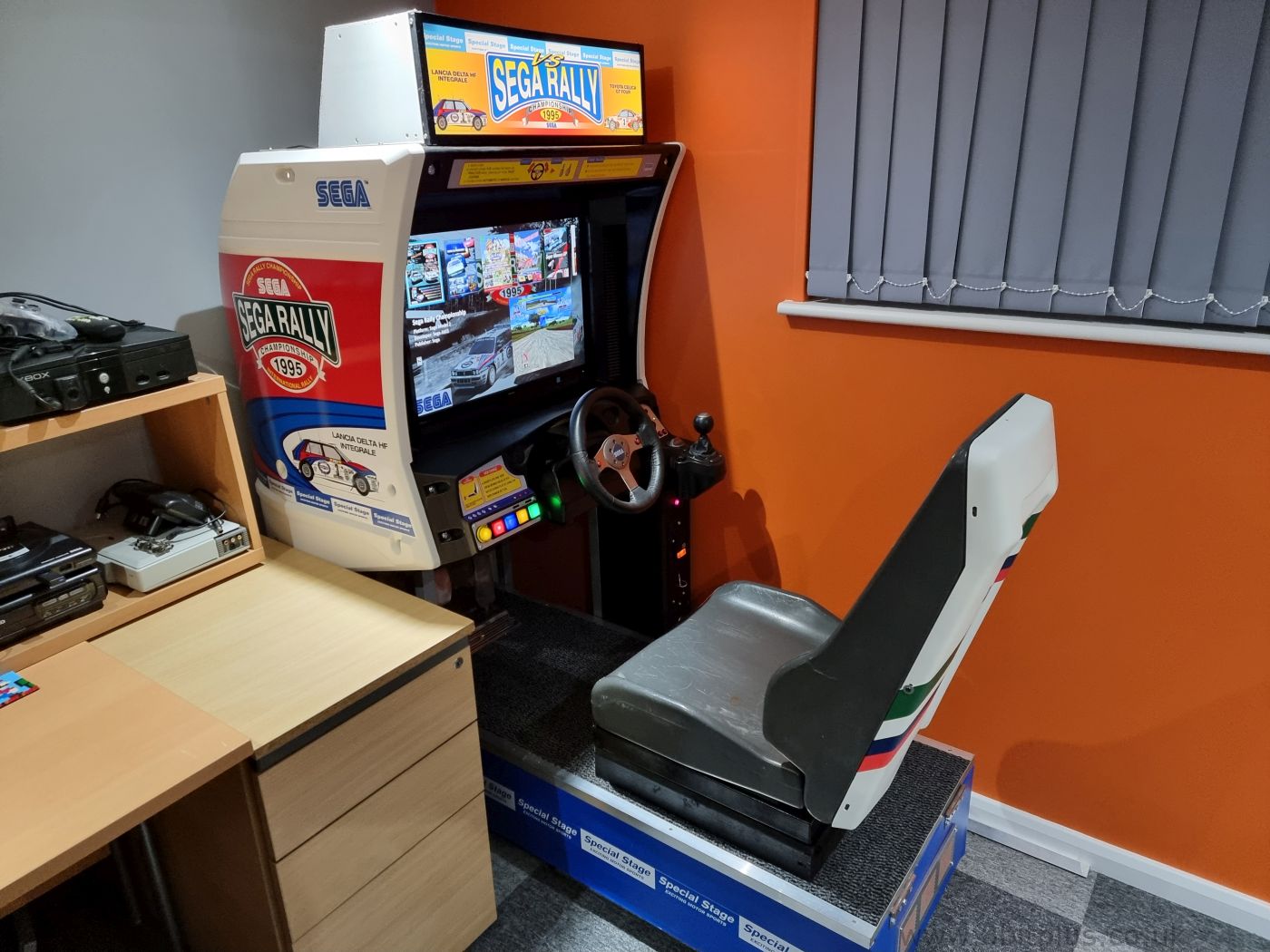 DIY Sega Rally Cabinet Complete - 8Bitplus