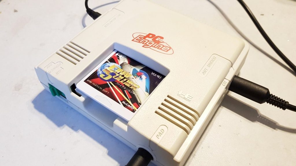 PC Engine (White) RGB amplifier modification upgrade - 8Bitplus